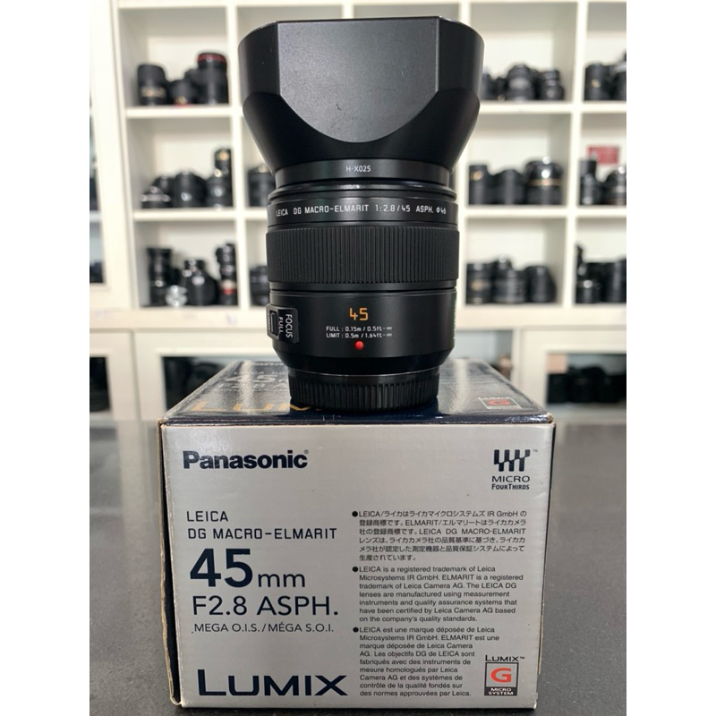 Panasonic 45 mm F2.8 asph อดีต0 ครบกล่อง | Shopee Thailand