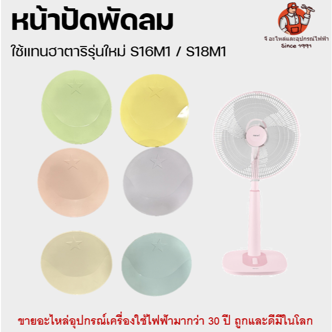 หน้าปัด โลโกพัดลม ใช้แทนฮาตาริ S16M1 และ S18M1 อะไหล่เทียบ Hatari ...
