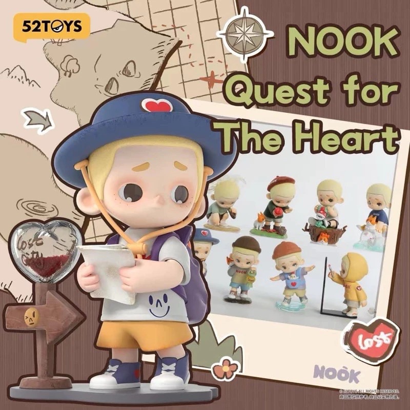 52TOYS: Nook- Quest for the heart V.4 (สุ่ม/เลือกตัว ลุ้น Secret) พร้อม ...