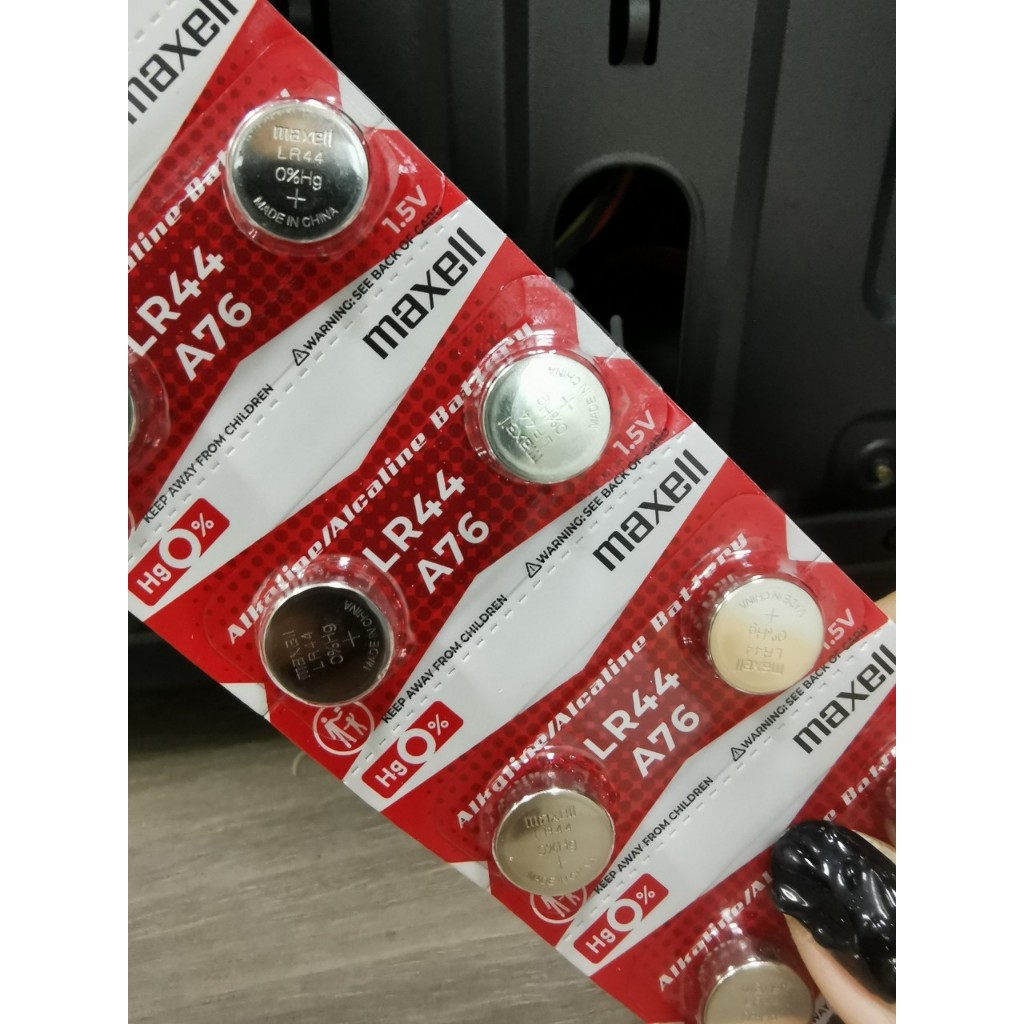 LR44 A76 Maxell ถ่านกระดุม L1154 (AG13) | Shopee Thailand