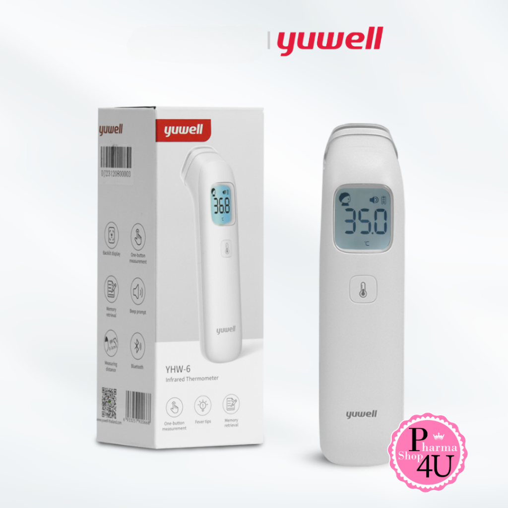 เครื่องวัดอุณหภูมิร่างกาย อินฟราเรด Yuwell รุ่น YHW-6 รับประกัน 2 ปี #11938 | Shopee Thailand