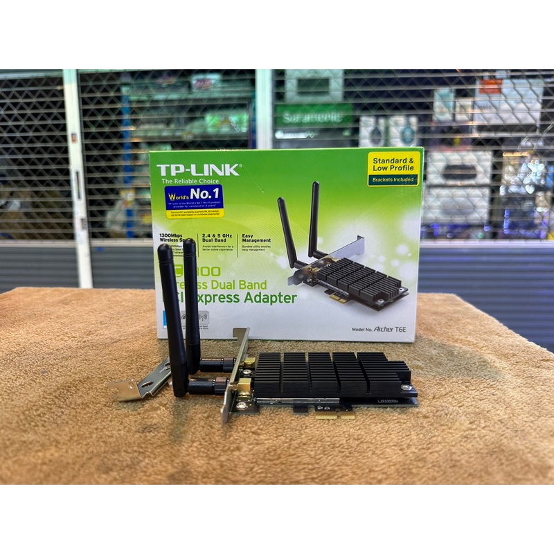 WIRELESS PCIe ADAPTER (การ์ดไวไฟ) TP-LINK ARCHER-T6E AC1300 | Shopee ...