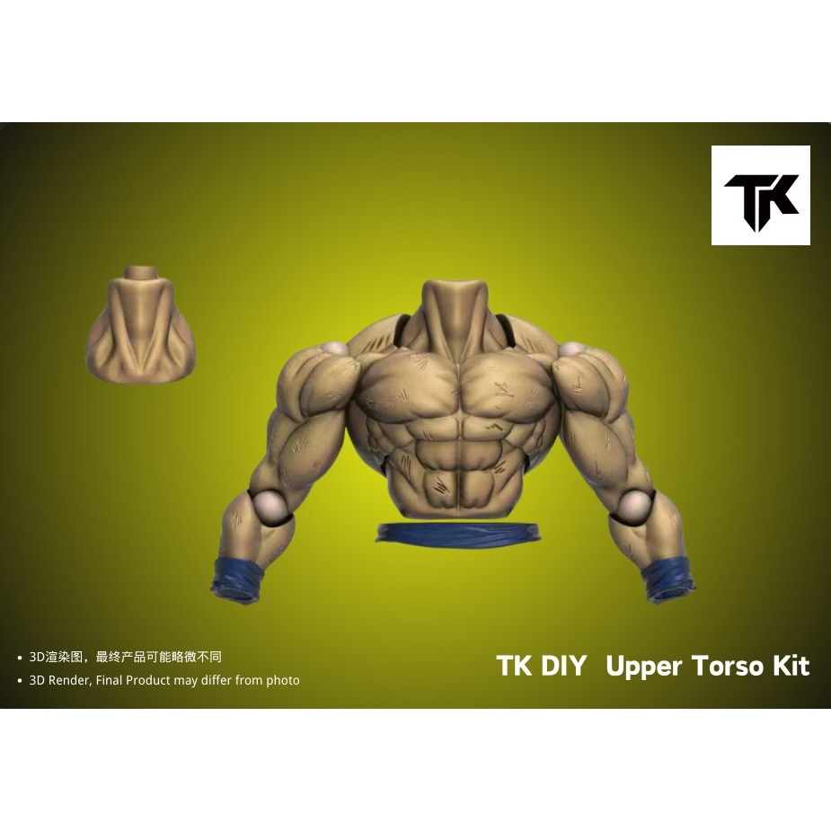 TK DIY Upper Torso Kit for SHF etc (เฉพาะตัวท่อนบนเท่านั้น ไม่รวมท่อนขา ...