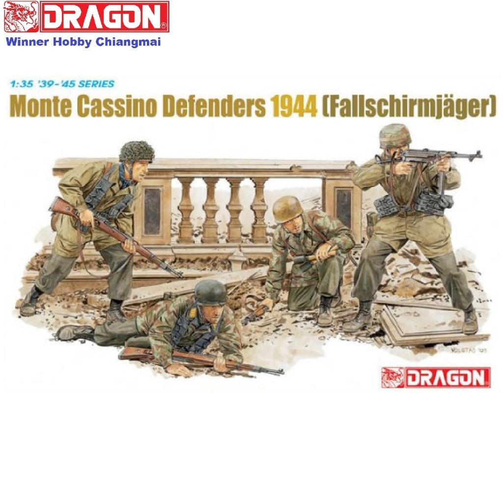 โมเดลฟิกเกอร์ Dragon 6514 Monte Cassino Defenders 1944 ...