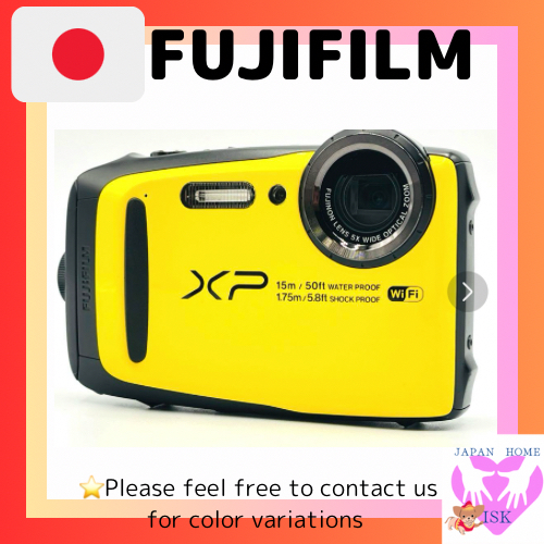 Fujifilm Digital Camera Xp90 Waterproof Yellow Fx-Xp90Y ใช้กล้องญี่ปุ่นมือสองของแท้ส่งตรงจาก ...