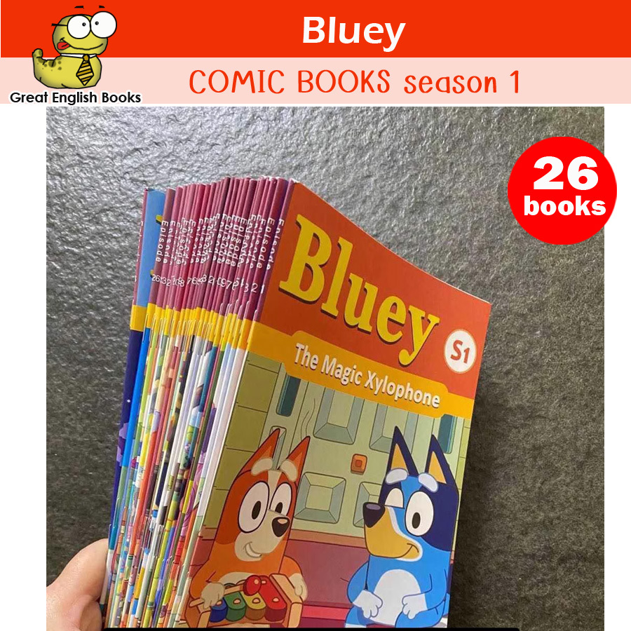 (ใช้โค้ดรับcoinคืน10%ได้) หนังสือการ์ตูนภาษาอังกฤษ Bluey Comic books ...