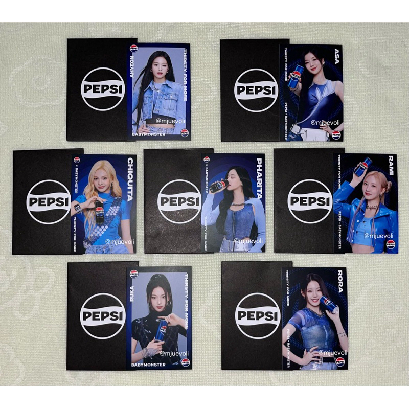 การ์ด Babymonster Chester's x pepsi | Shopee Thailand