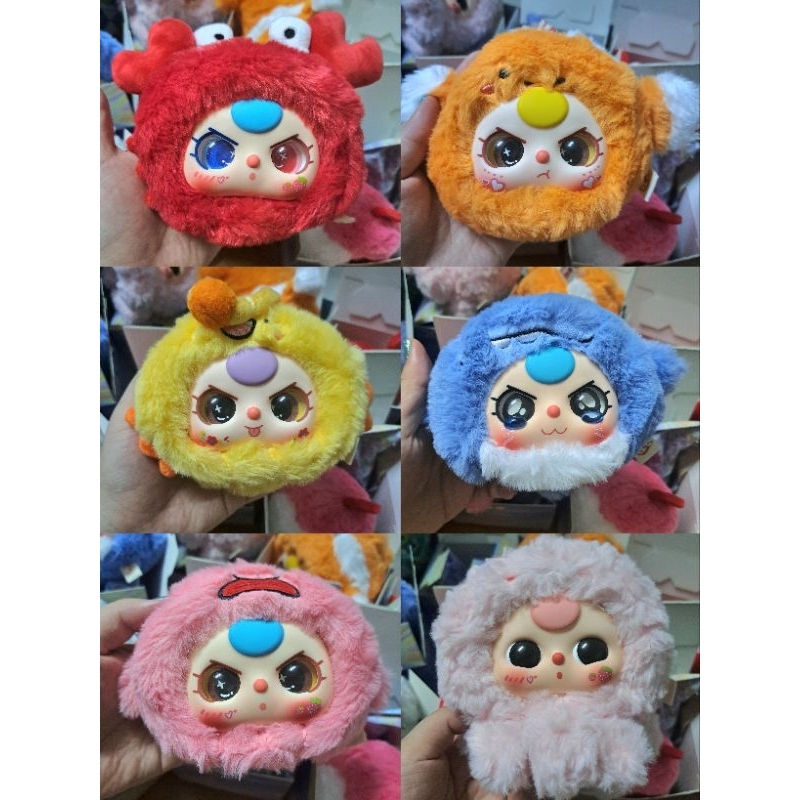 [พร้อมส่ง/เลือกตัว]กล่องสุ่มพวงกุญแจตุ๊กตาเบบี้ทรีสัตว์ทะเล Baby Three ...