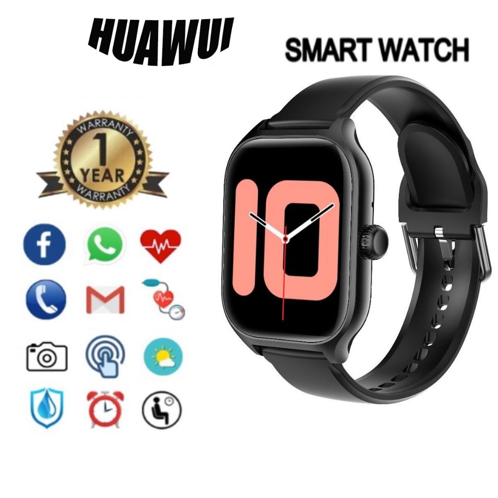 HUAWUIใหม่ นาฬิกาอัจฉริยะรองรับภาษาไทย ฟังก์ชั่นการเคลื่อนไหว การวัด ...