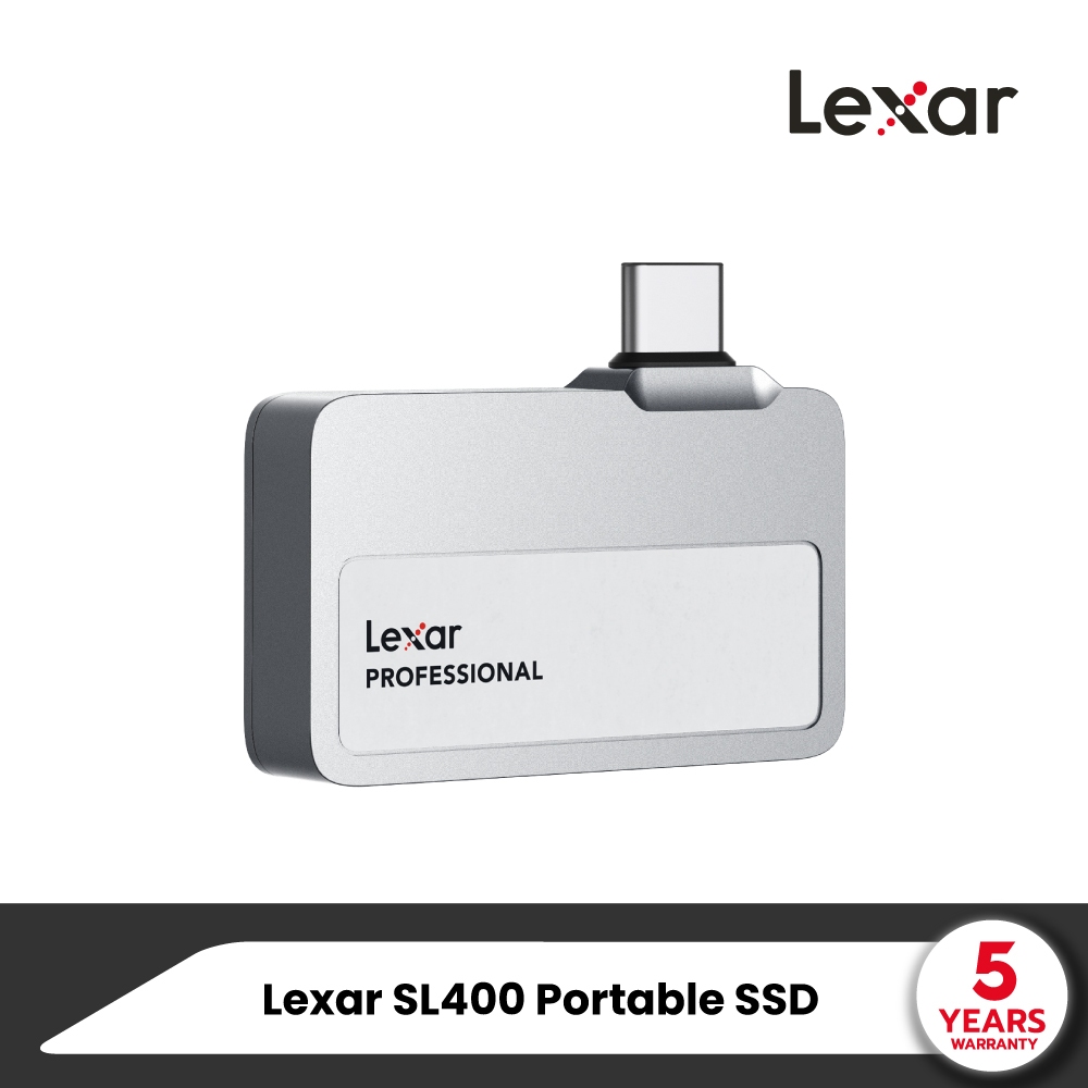 Lexar Professional SL400 Go Portable SSD 1TB (LSL400X001TRNS) Write 1000MB/s Read 1050MB/s USB 3 ...