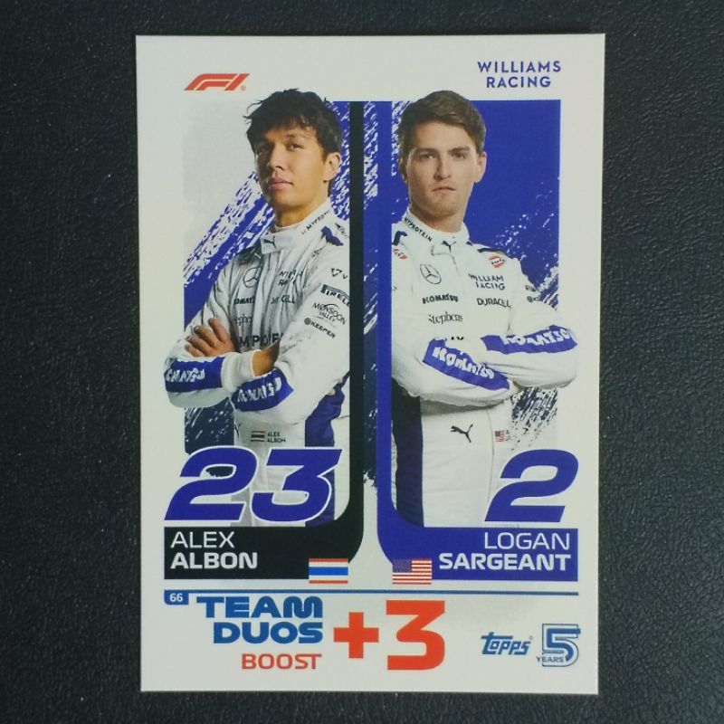 การ์ดเทอร์โบ แอทแทค 2024 TEAM DUOS TOPPS TURBO ATTAX 2024 FORMULA 1 ...