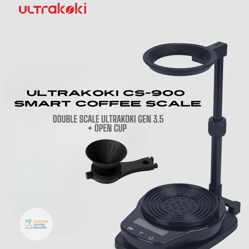 Ultrakoki Double Scale Gen 3.5 รุ่นใหม่ พร้อม OPEN CUP สีดำ สำหรับชงกาแฟดริป | Shopee Thailand