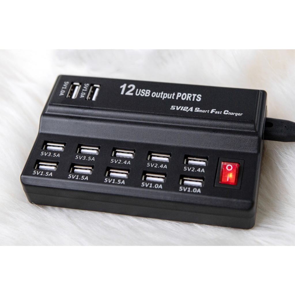 ปลั๊กUSB เครื่องพ่วงUSB ปลั๊กต่อUSB USB12พอร์ท | Shopee Thailand