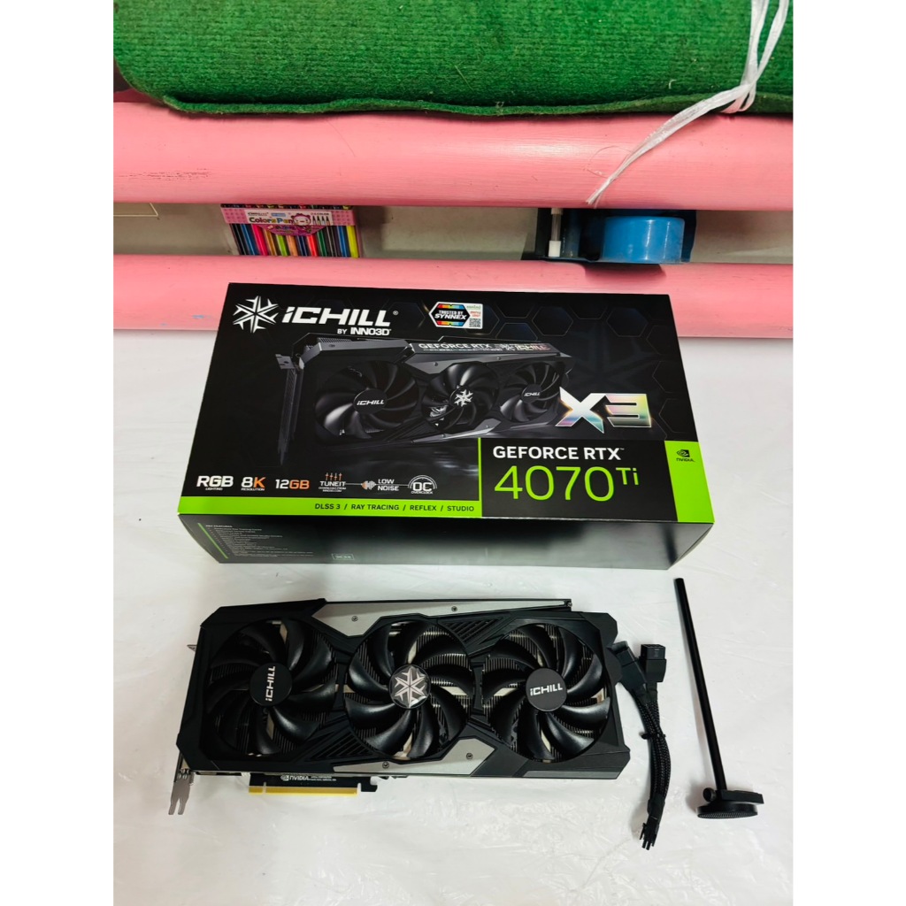 ขายการ์ดจอมือสอง INNO3D GEFORCE RTX 4070 TI ICHILL X3 - 16GB GDDR6X ...