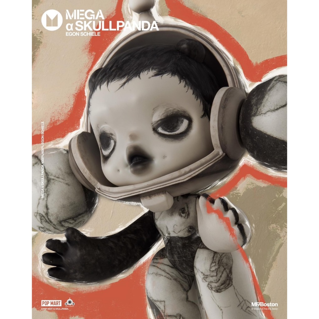 MEGA SKULLPANDA 400% - 1000% Egon Schiele ของแท้ พร้อมส่งค่ะ | Shopee ...