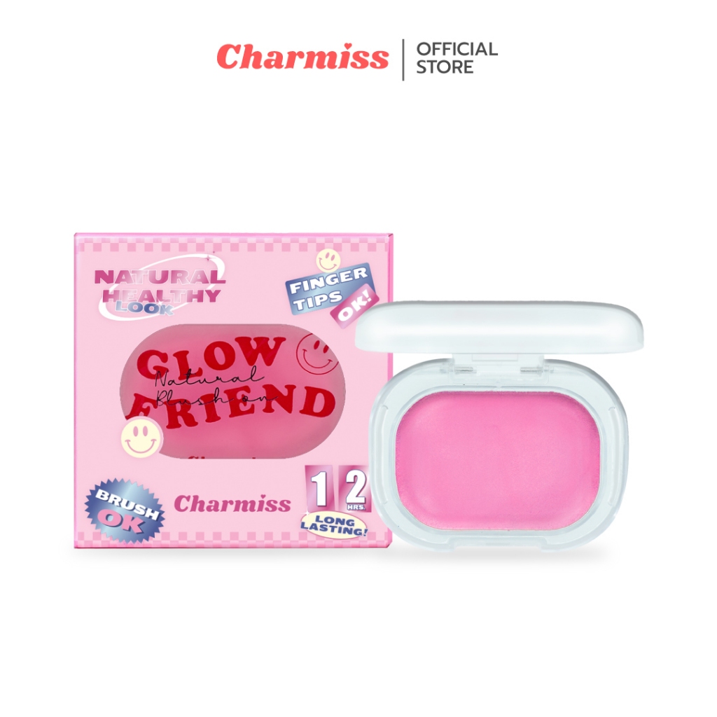 Charmiss Glowfriend Natural Blush On 4 g บลัชออนเนื้อโมจิ ปัดลุคป็อป ...