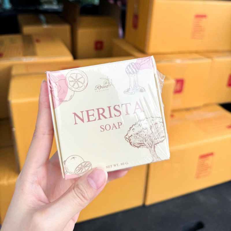 [ของแท้ รับตรงจากแบรนด์] สบู่เนริสต้า ก้อนใหญ่ 80g NERISTA SOAP เนริสต ...