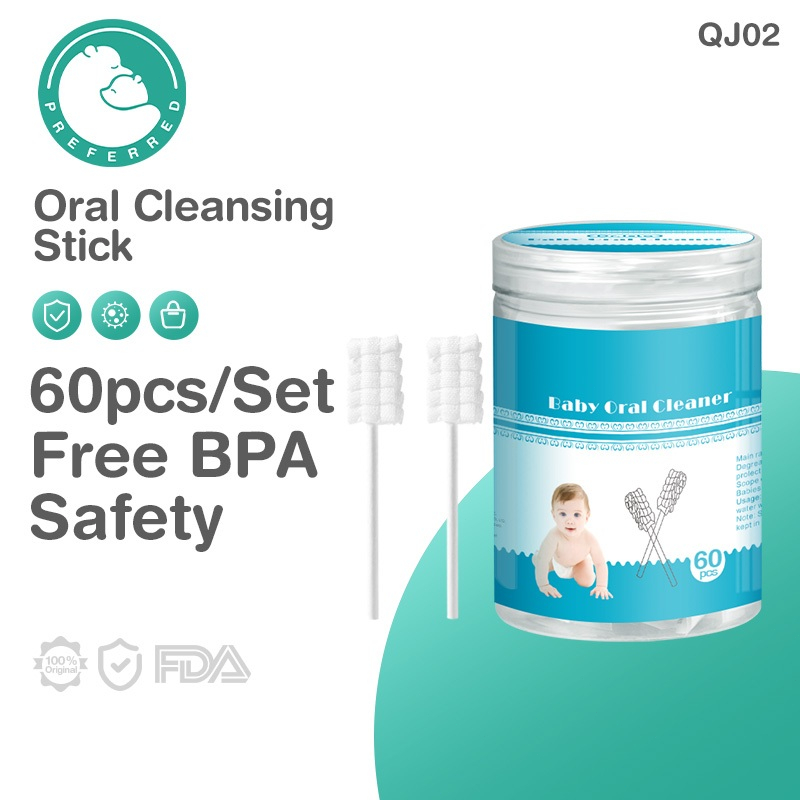 Preferred ผ้ากอซทําความสะอาดช่องปาก แบบใช้แล้วทิ้ง 3D 30 ชิ้น QJ02 ...