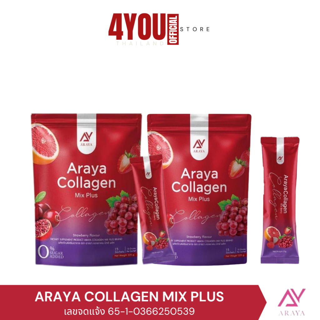 อารยา คอลลาเจน มิกซ์พลัส ARAYA collagen mix plus ผิวใสไร้ฝ้ากระ หน้าเด็ก ตัวช่วยภายในผู้หญิง ...