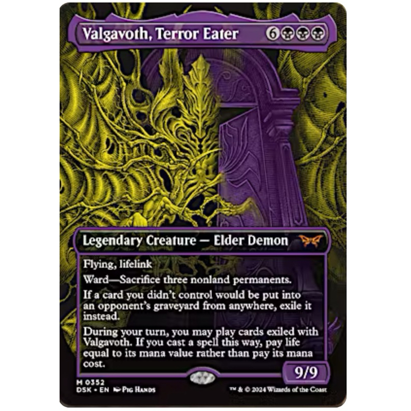 Duskmourn: House of Horror Variants: Valgavoth, Terror Eater (0352 ...