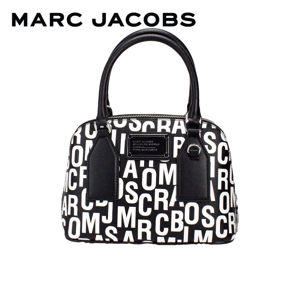 MARC JACOBS THE JUMBLED LOGO TRADEMARC SMALL DOME SATCHEL 4S4HSC005H02 ...