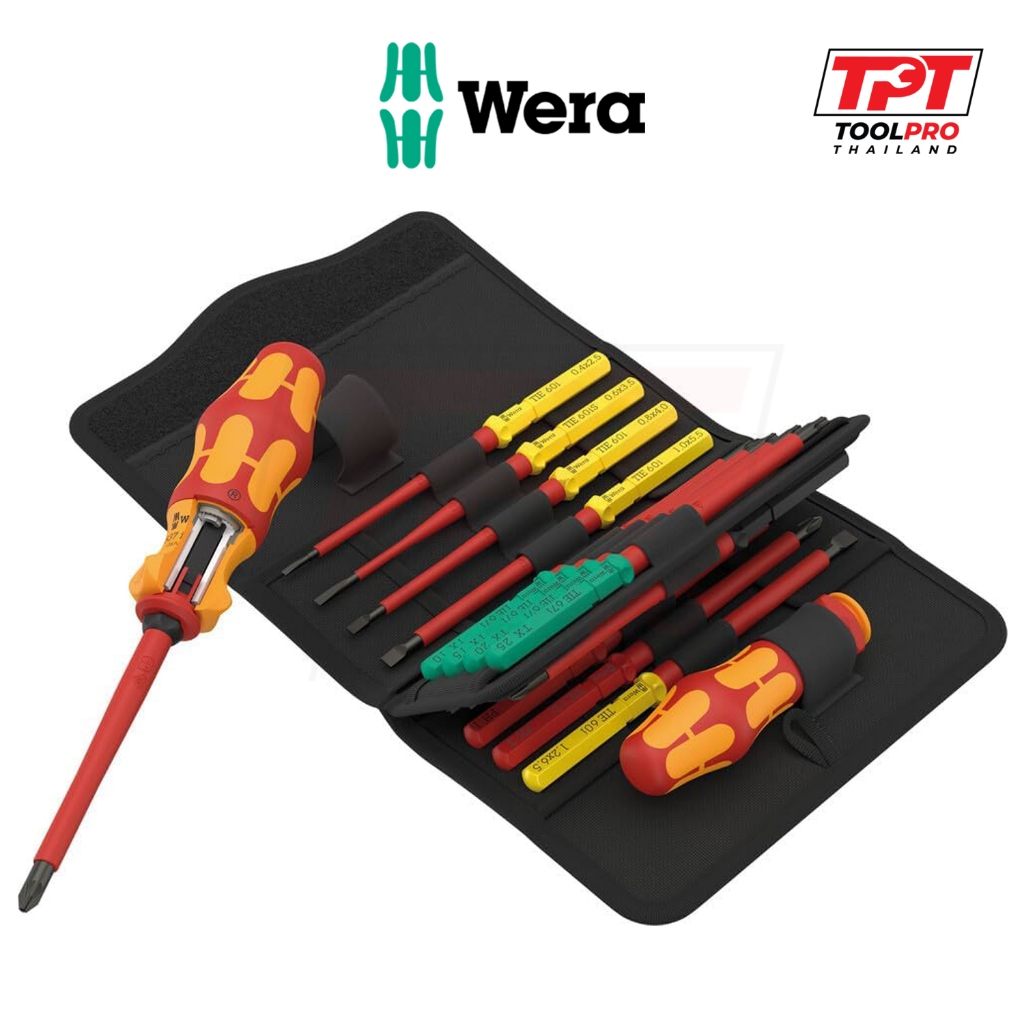 Wera ชุดไขควงก๊อกแก๊ก VDE Ratchet Screwdriver Set, KK VDE 17 RA 1 Tool ...