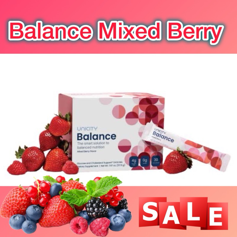 🍓🍓🍓Unicity Balance Mixed Berry & Unimate apple 🍒🍒🍒(แบบซองไม่มีกล่อง ...