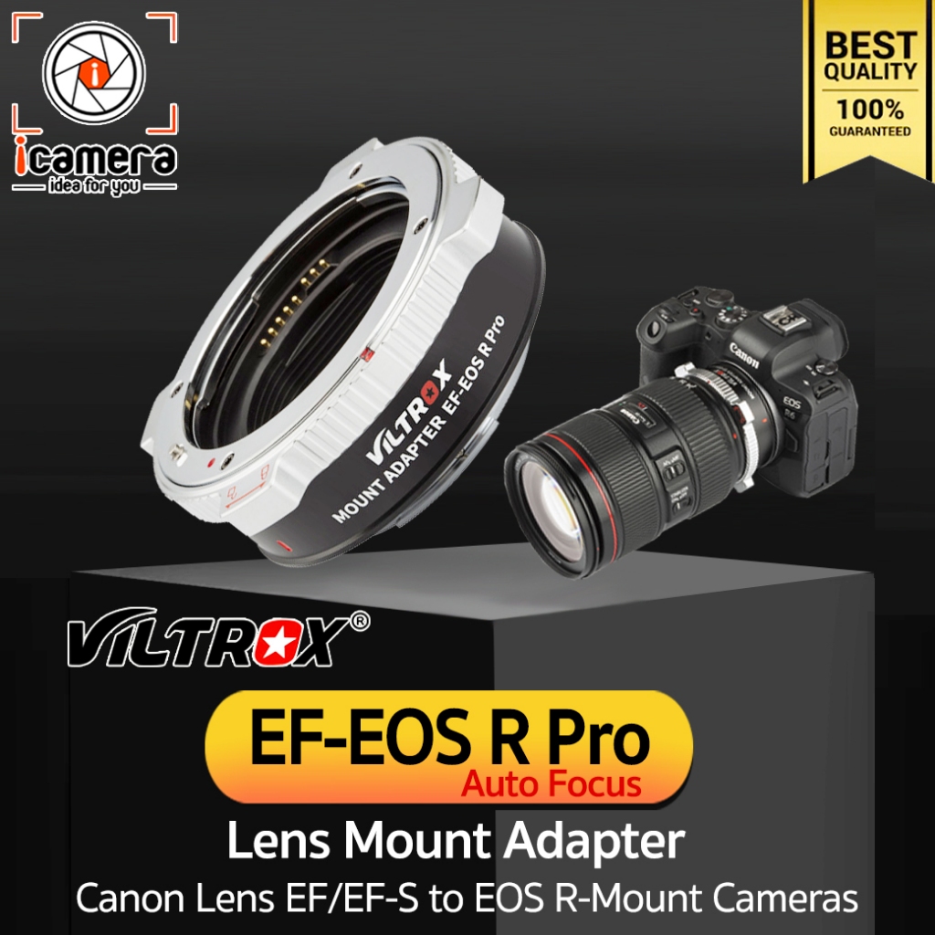 Viltrox Adapter EF-EOS R Pro Auto Focus แปลงเลนส์ Canon EF,EF-S ใส่กล้อง EOS R Mount - ประกัน ...