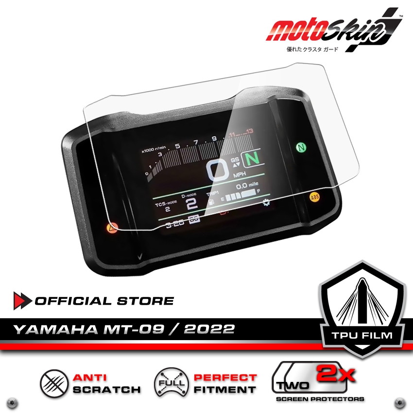 motoSkin ฟิล์มกันรอยหน้าปัด YAMAHA MT-09 / 2022 PRO TPU Dashboard ...
