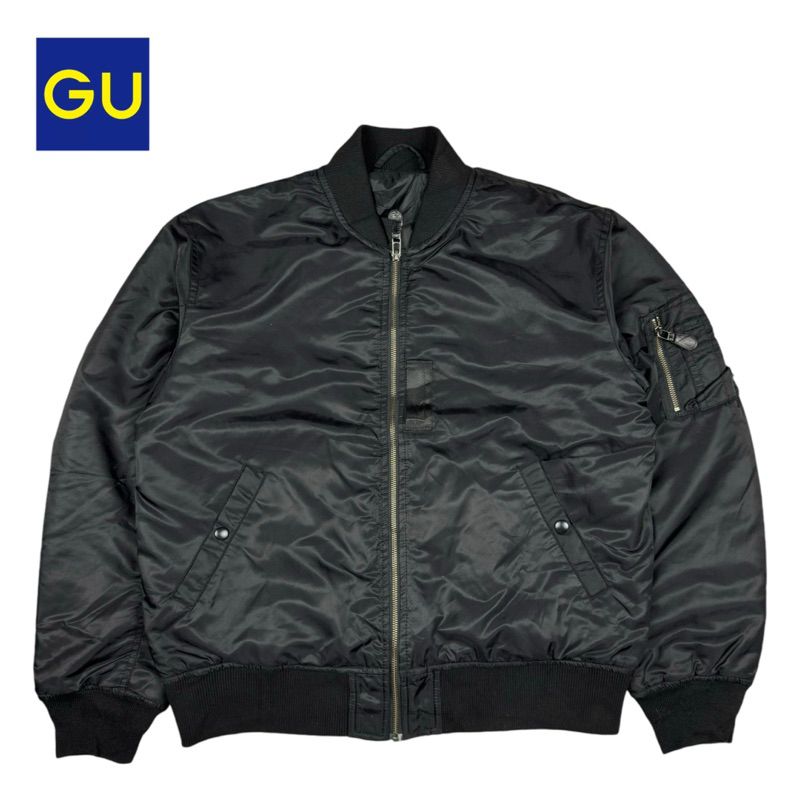 เสื้อแจ็คเก็ต กันหนาว มือสอง GU Bomber Jacket | Shopee Thailand