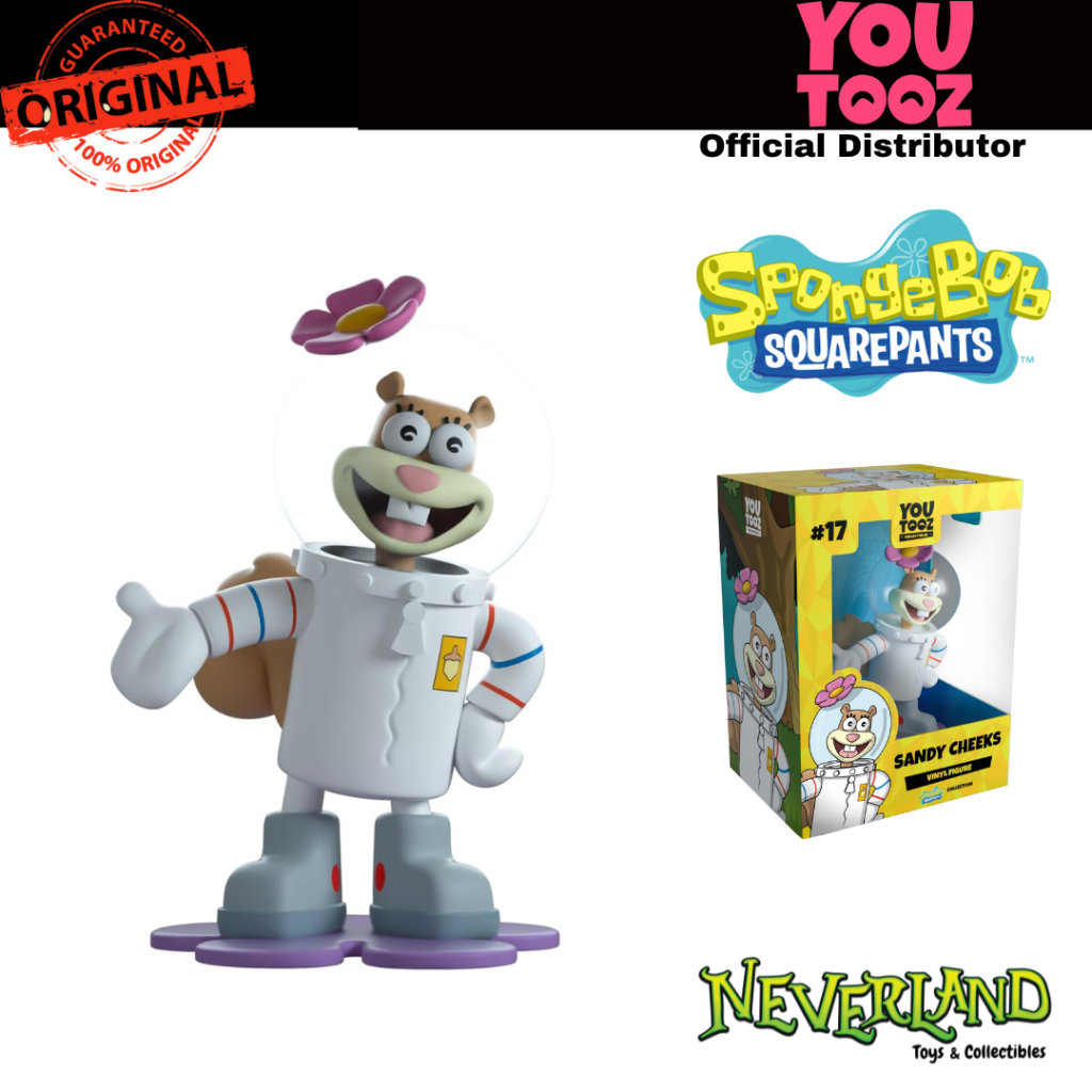 Youtooz Spongebob Squarepants Sandy Cheeks Vinyl Art Figure Shopee