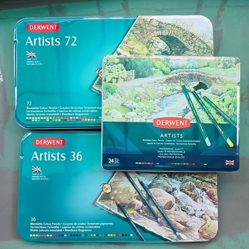 derwent artists สีไม้เกรดอาร์ตติส 24/36/72 | Shopee Thailand