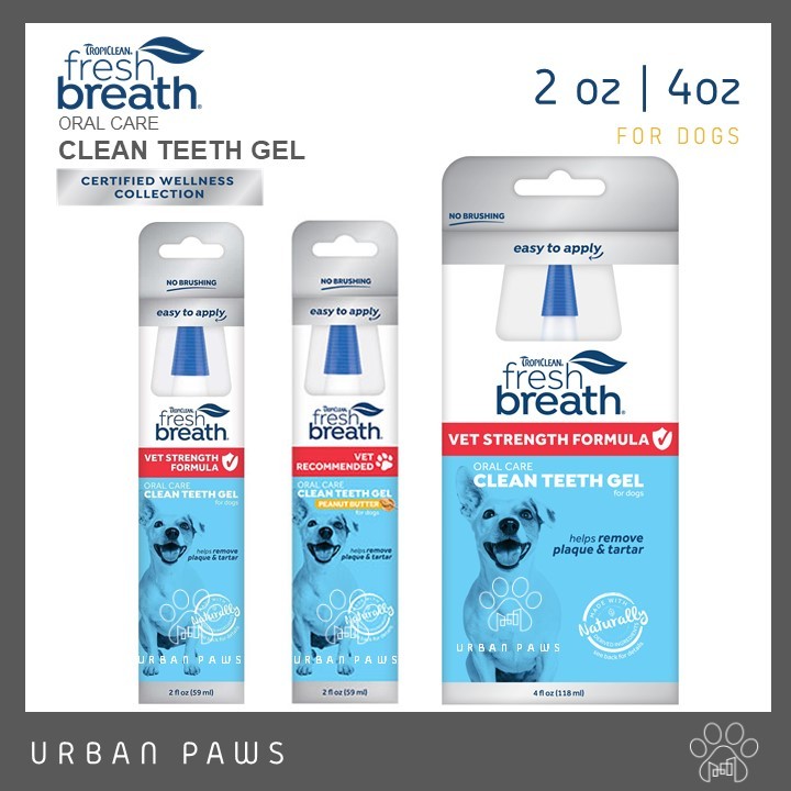 TropiClean - Vet Recommended Clean Teeth Gel for Dogs เจลทำความสะอาด ...