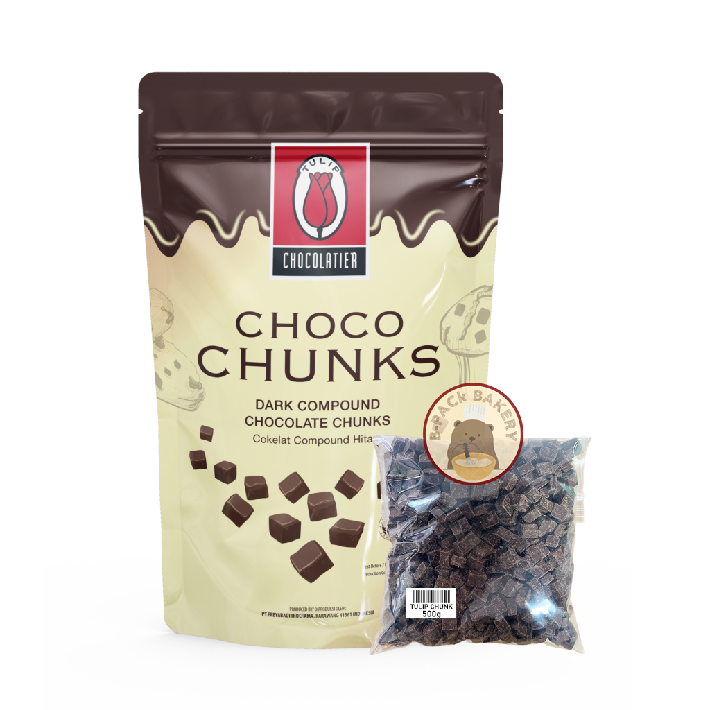 (แบ่งจำหน่าย 500g) ทิวลิป ช็อคโก ชังส์ ดาร์ค คอมพาวด์ ช็อคโกแลต / Tulip ...