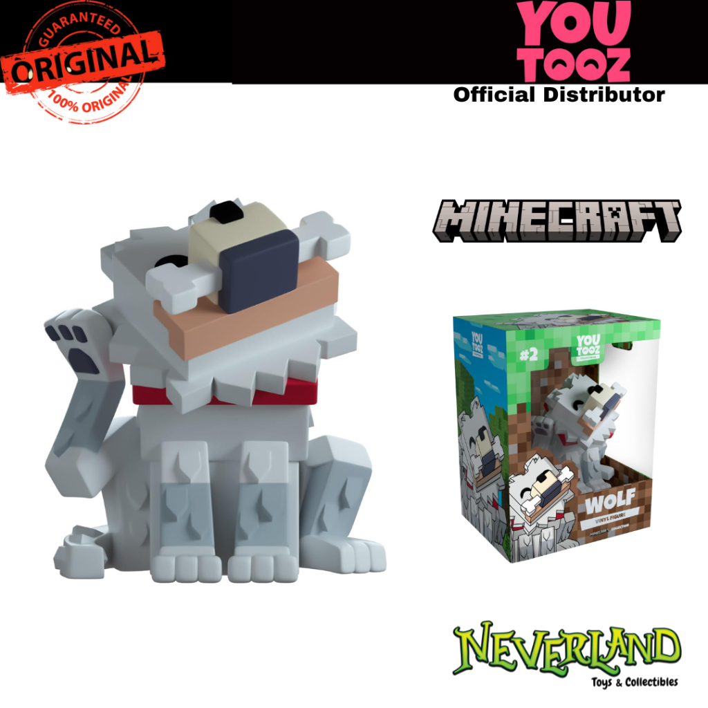 Youtooz Minecraft: Wolf Vinyl Art Figure | Shopee Thailand