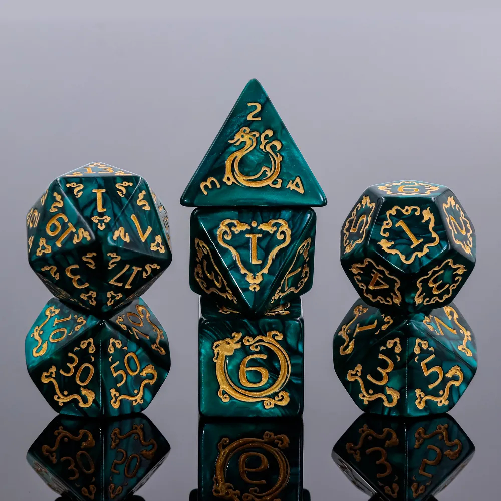 ลูกเต๋า Dice Set of 7 | For DnD D&D MTG RPG TRPG Boardgames เกมกระดาน ...