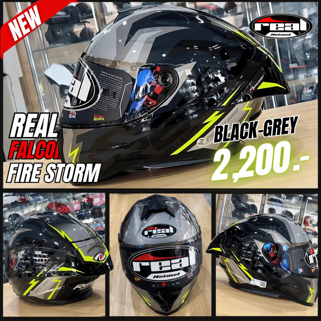 🔥มาไวไปไว🔥หมวกกันน็อค REAL FALCON ROBOTECH & FIRE STORM ลายใหม่ผลิตอีก ...