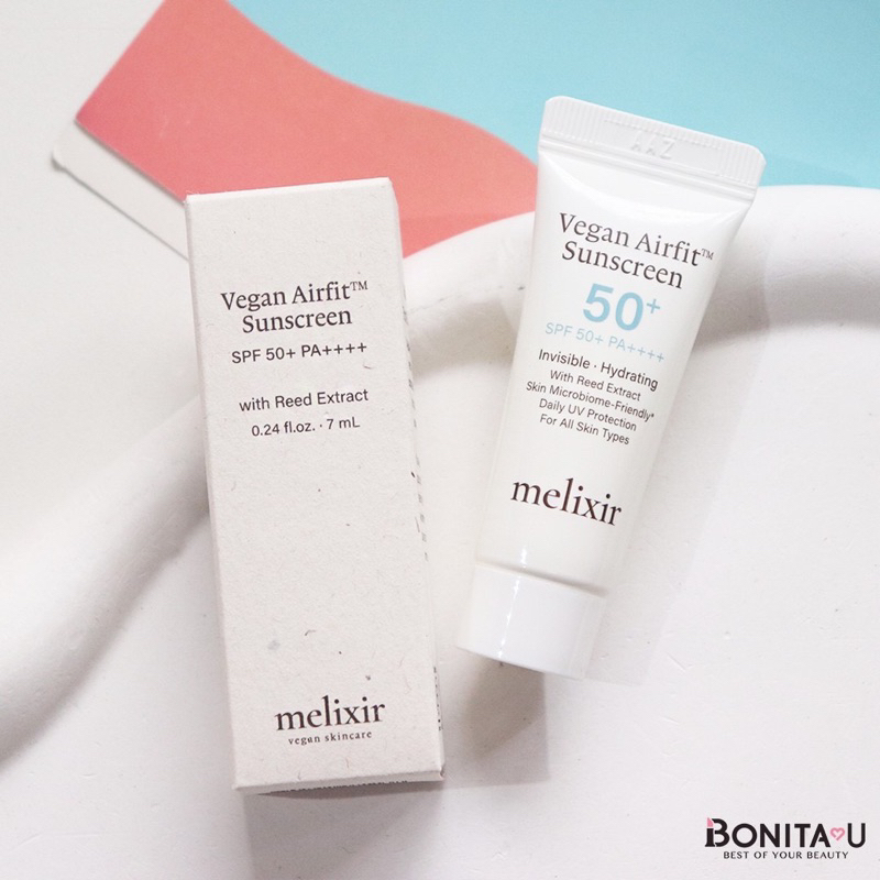 MELIXIR Vegan Airfit Sunscreen SPF 50+ 7 ml #Air ครีมกันแดดสำหรับผิว ...