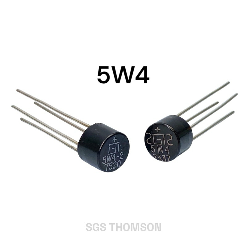 5W4 5W4-2 (4ชิ้น) ไดโอด Rectifier Bridge Diode DIP4 SGS THOMSON ...