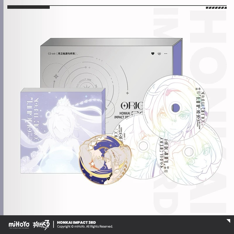 [CD Album] The Moon Origin and Finality OST Honkai Impact 3 Set Mihoyo ...