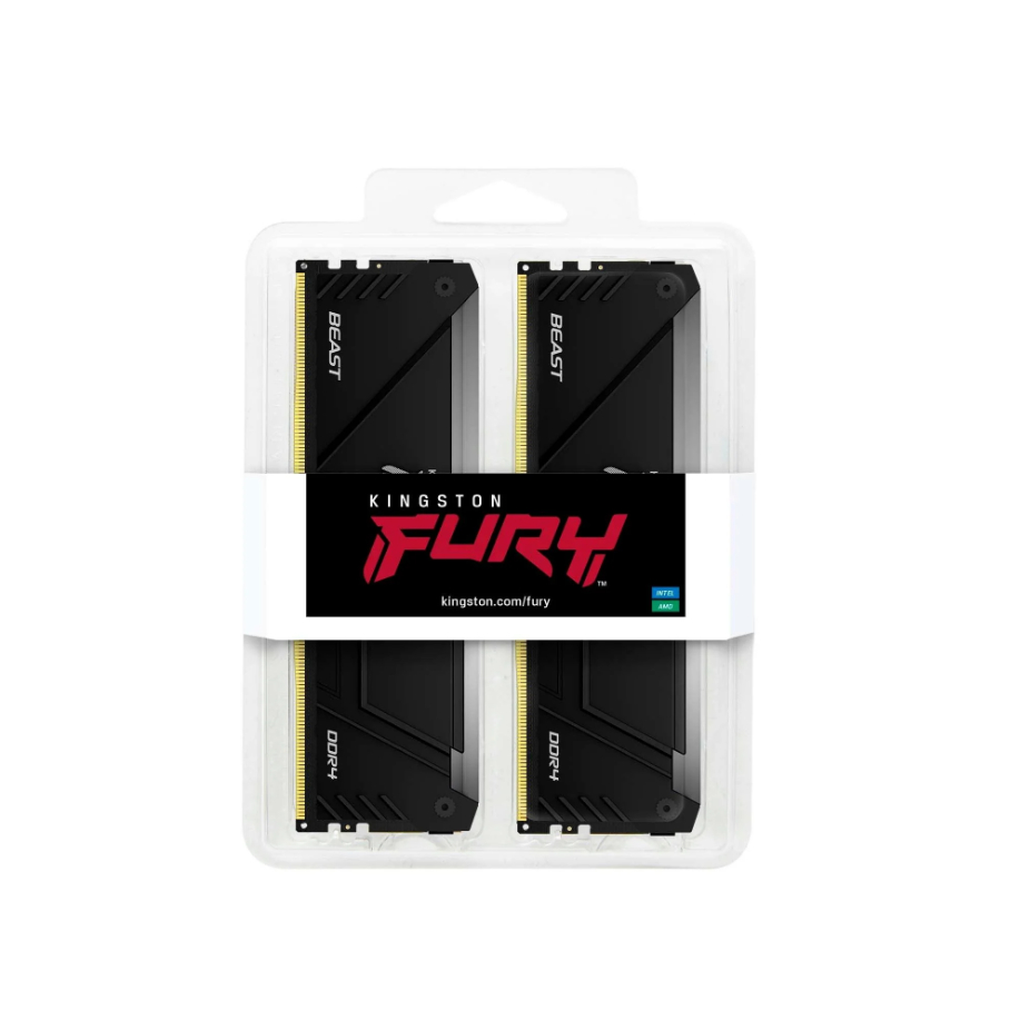 RAM Kingston FURY BEAST RGB 32GB/3600 DDR4 CL18 288 Pi DIMM Kit of two ...