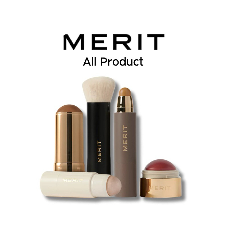 Merit The Minimalist Foundation and Concealer Stick/Blush/Hilighter ...