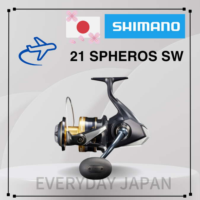 SHIMANO 21 SPHEROS SW รอกสปินนิ่ง Spinning Reel 5000HG/6000PG/6000HG/8000HG [From JAPAN ...