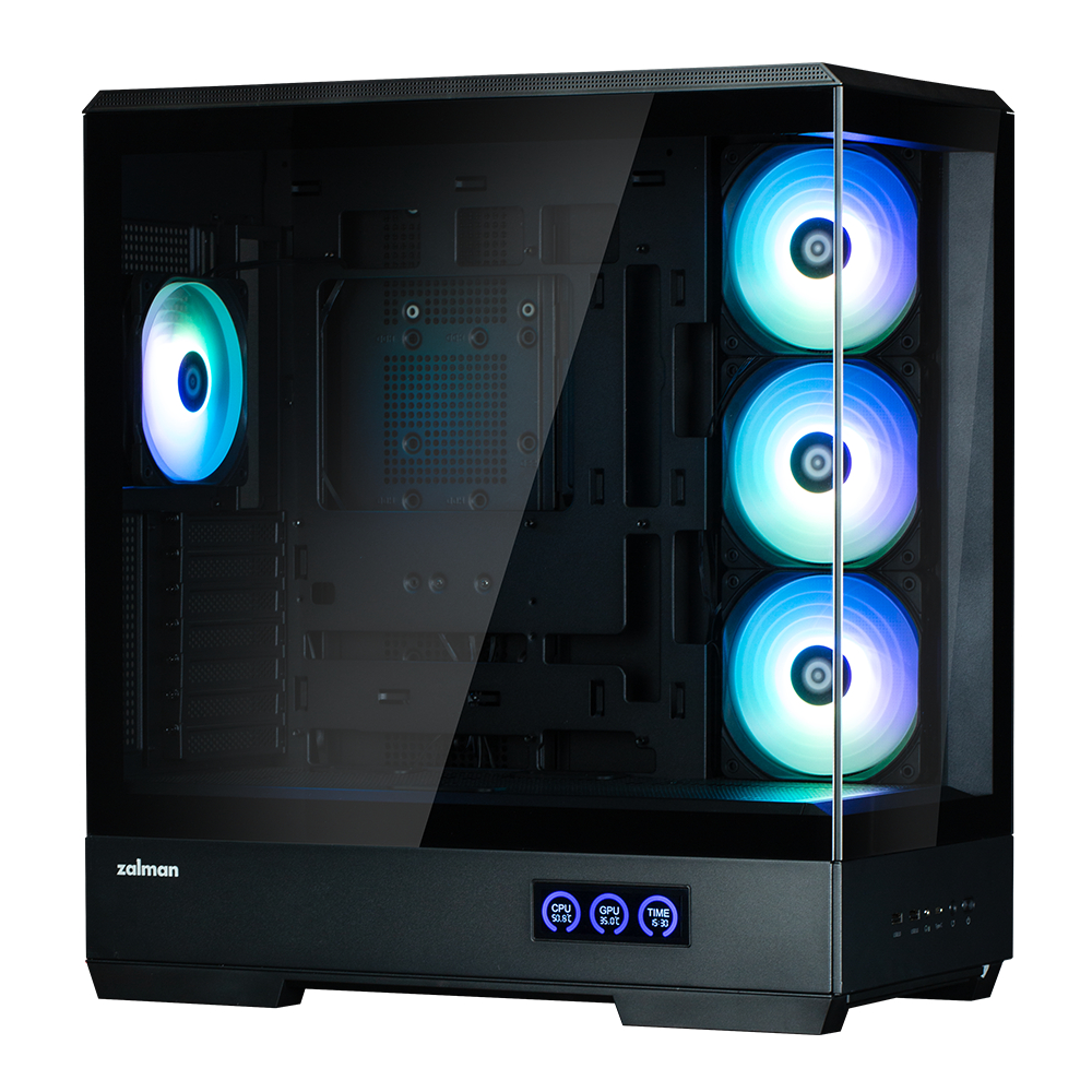 CASE ZALMAN P50 DS BLACK / WHITE ATX MID TOWER เคส | Shopee Thailand