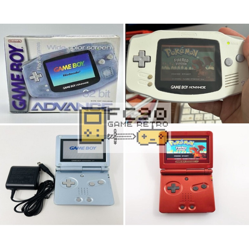 [ผ่อนได้] เครื่องเกมบอยแอดวานซ์ GBA/GBSP มือสอง สภาพดี เล่นได้ปกติ เกม ...