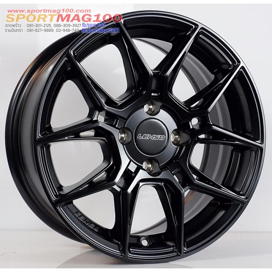 ล้อแม็กซ์ Lenso Draken สีดำด้าน 7-15นิ้ว 4รู100 ET35 [21648] | Shopee Thailand