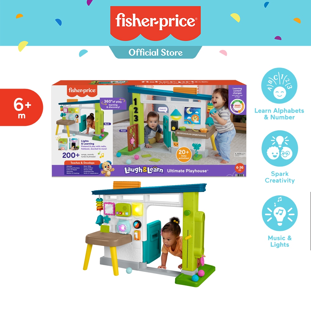 Fisher-Price Laugh & Learn Ultimate Playhouse ฟิชเชอร์ไพรซ์ เพลย์เฮาส์ ...