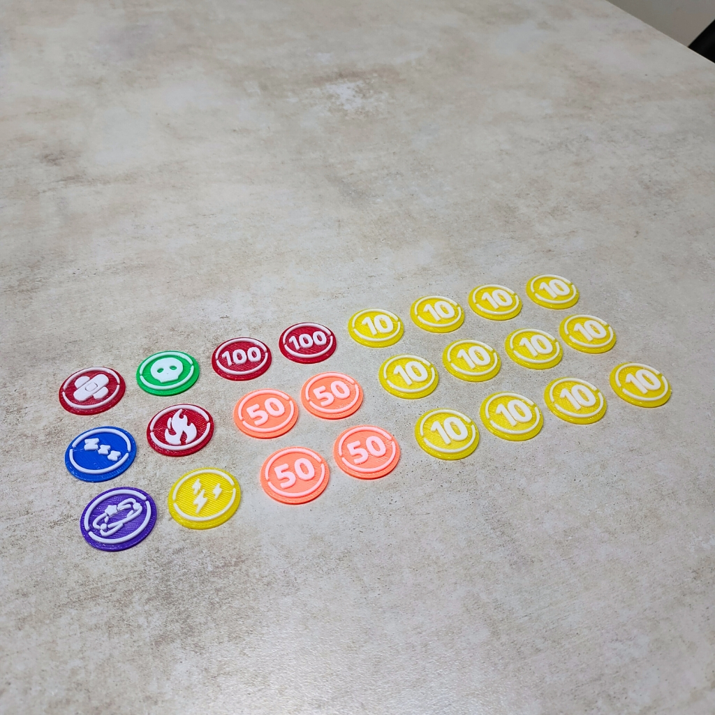 Pokemon TCG Tokens และ Damage Counters – ชุดโทเคนสำหรับการเล่นเกมการ์ด ...