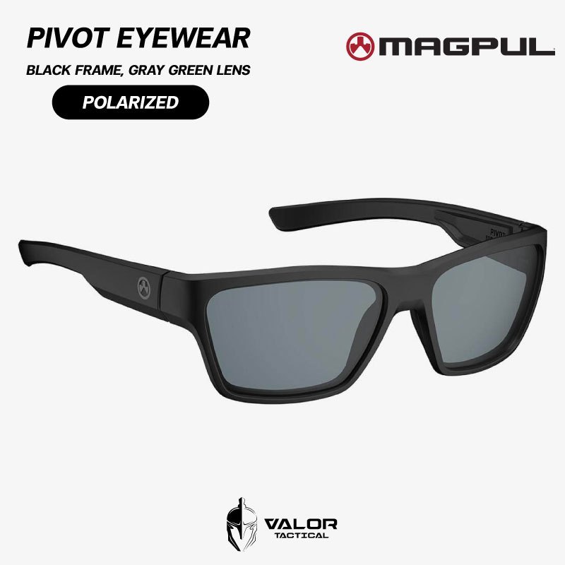 Magpul - Pivot Eyewear, Polarized - Black Frame, Gray Green Lens แว่น ...
