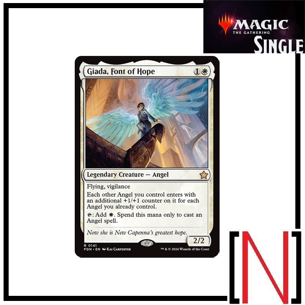 [MTG][Single][FDN] Giada, Font of Hope ระดับ Rare [ภาษาอังกฤษ] | Shopee Thailand